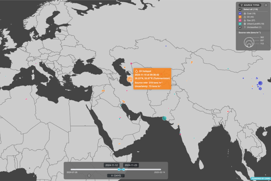 Copernicus launches tool to track methane emissions globally ...